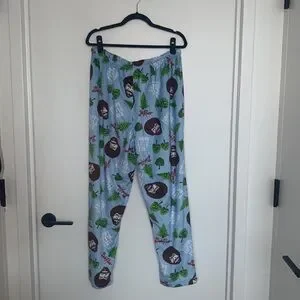 Bob Ross | Pants | Bob Ross Happy Little Trees Fuzzy Pajama Pants ...